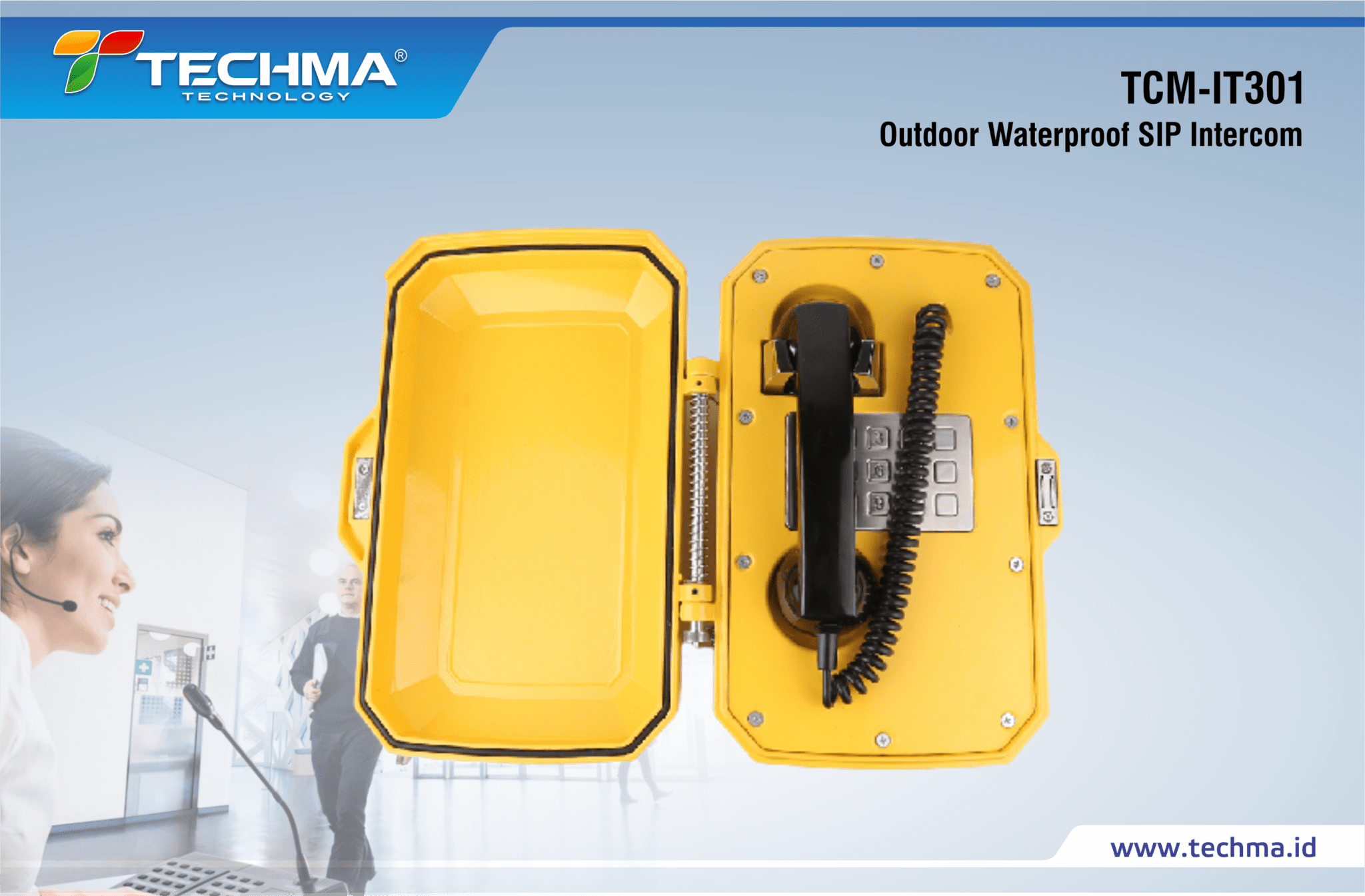 Public Address – Techma IP Speaker and Analog Speaker