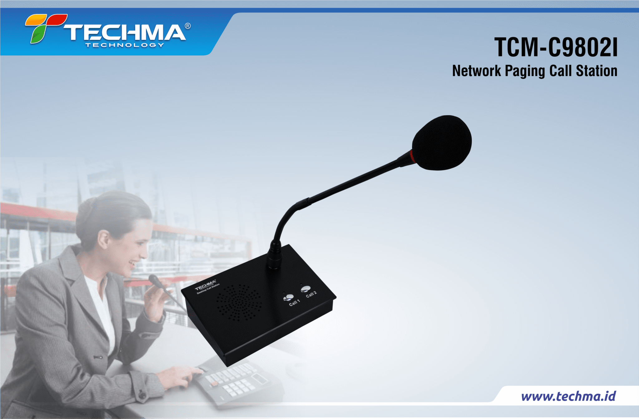 Public Address – Techma IP Speaker and Analog Speaker