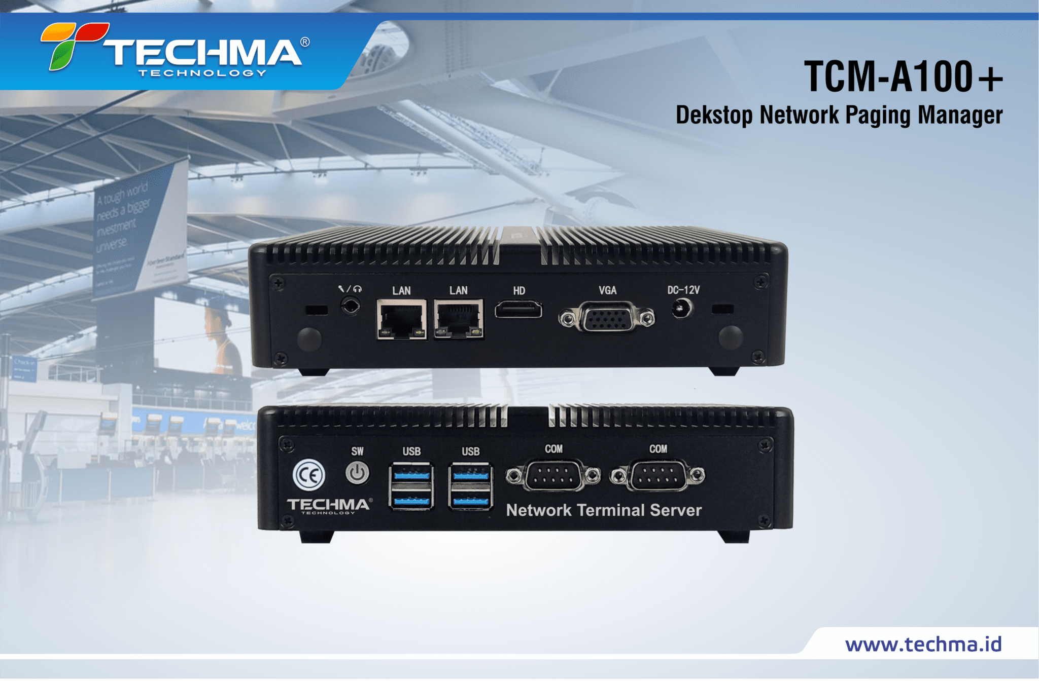 Public Address – Techma IP Speaker and Analog Speaker