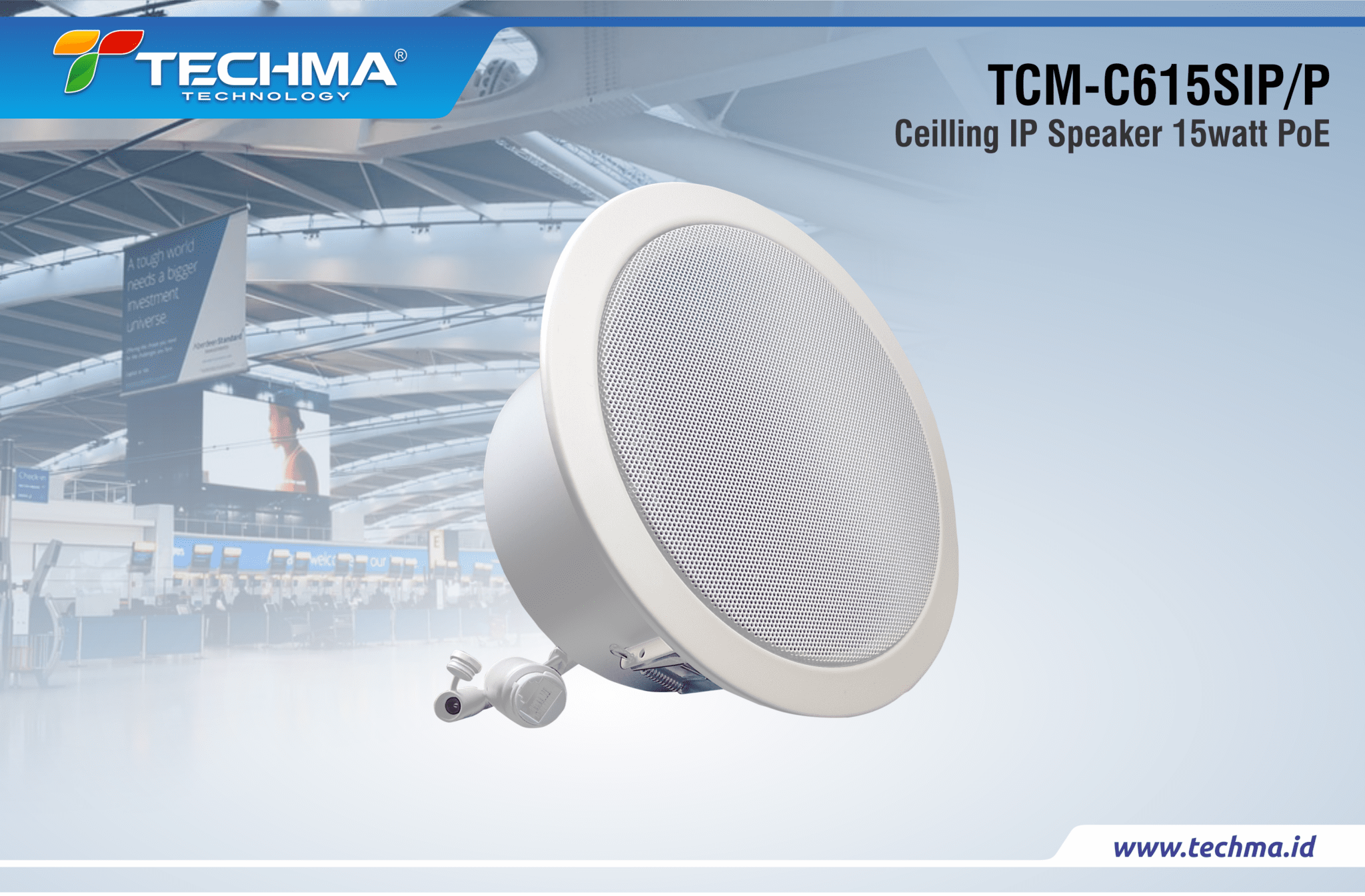 Public Address – Techma IP Speaker and Analog Speaker