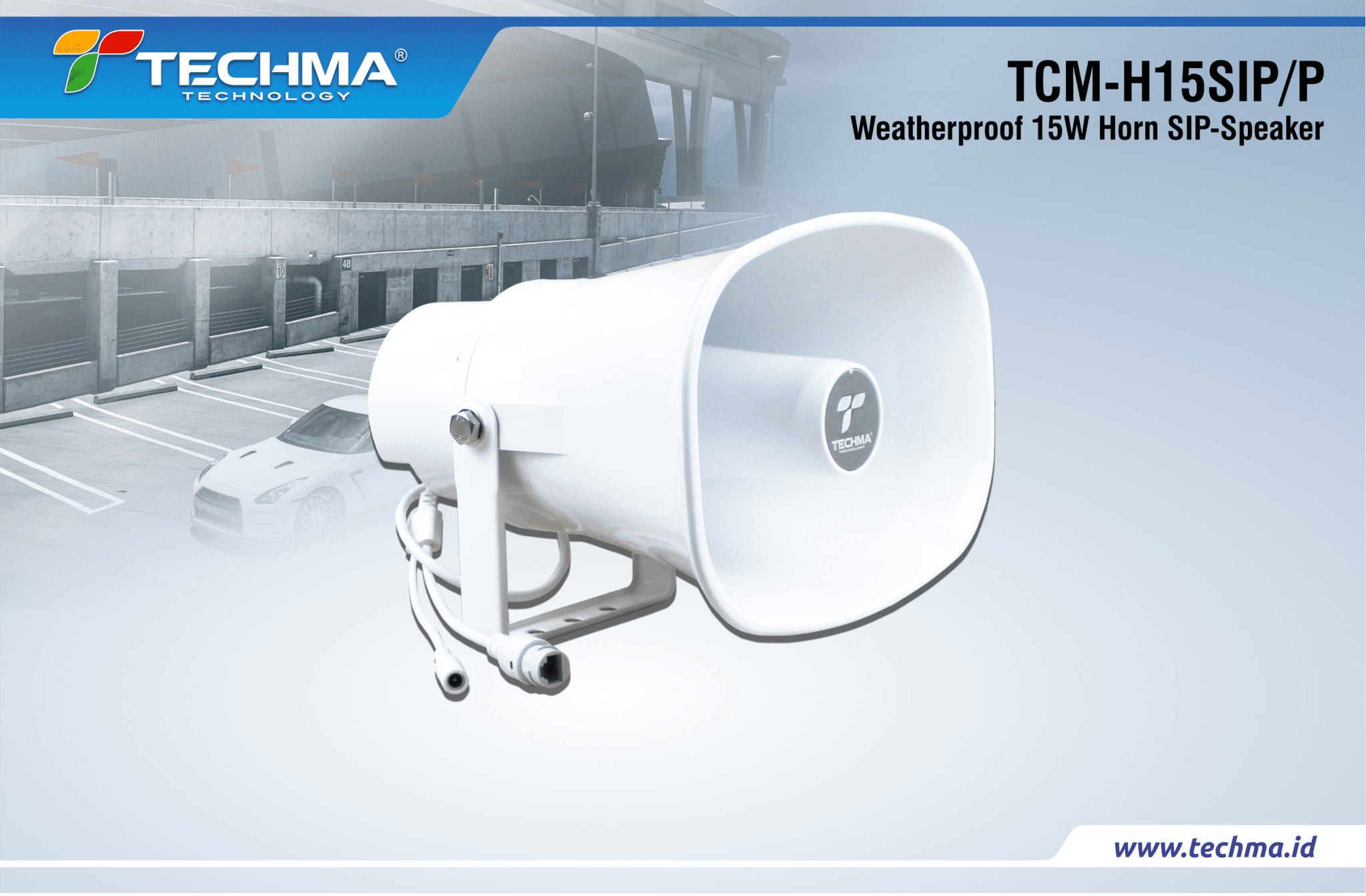 Public Address – Techma IP Speaker and Analog Speaker