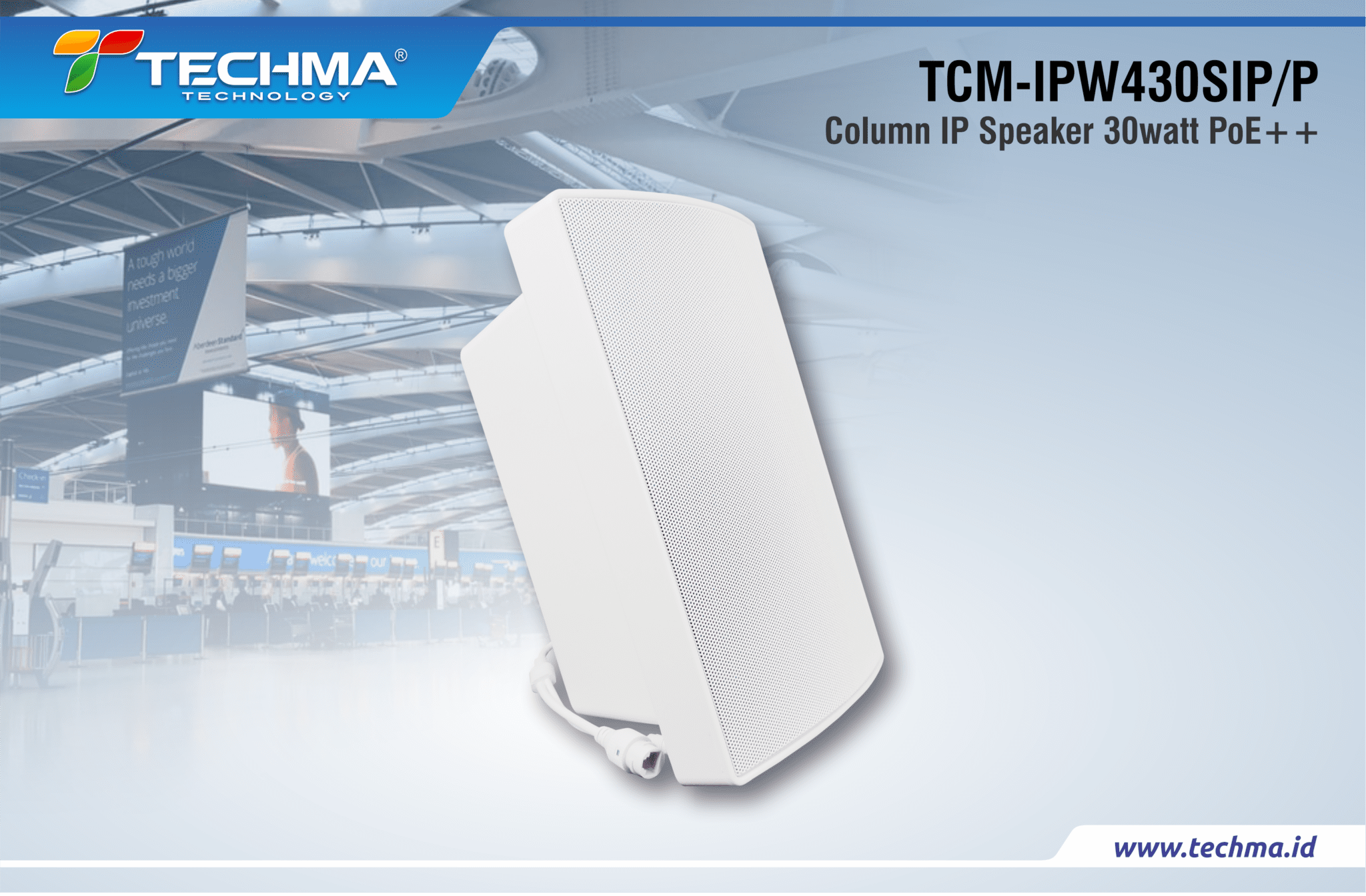 Public Address – Techma IP Speaker and Analog Speaker