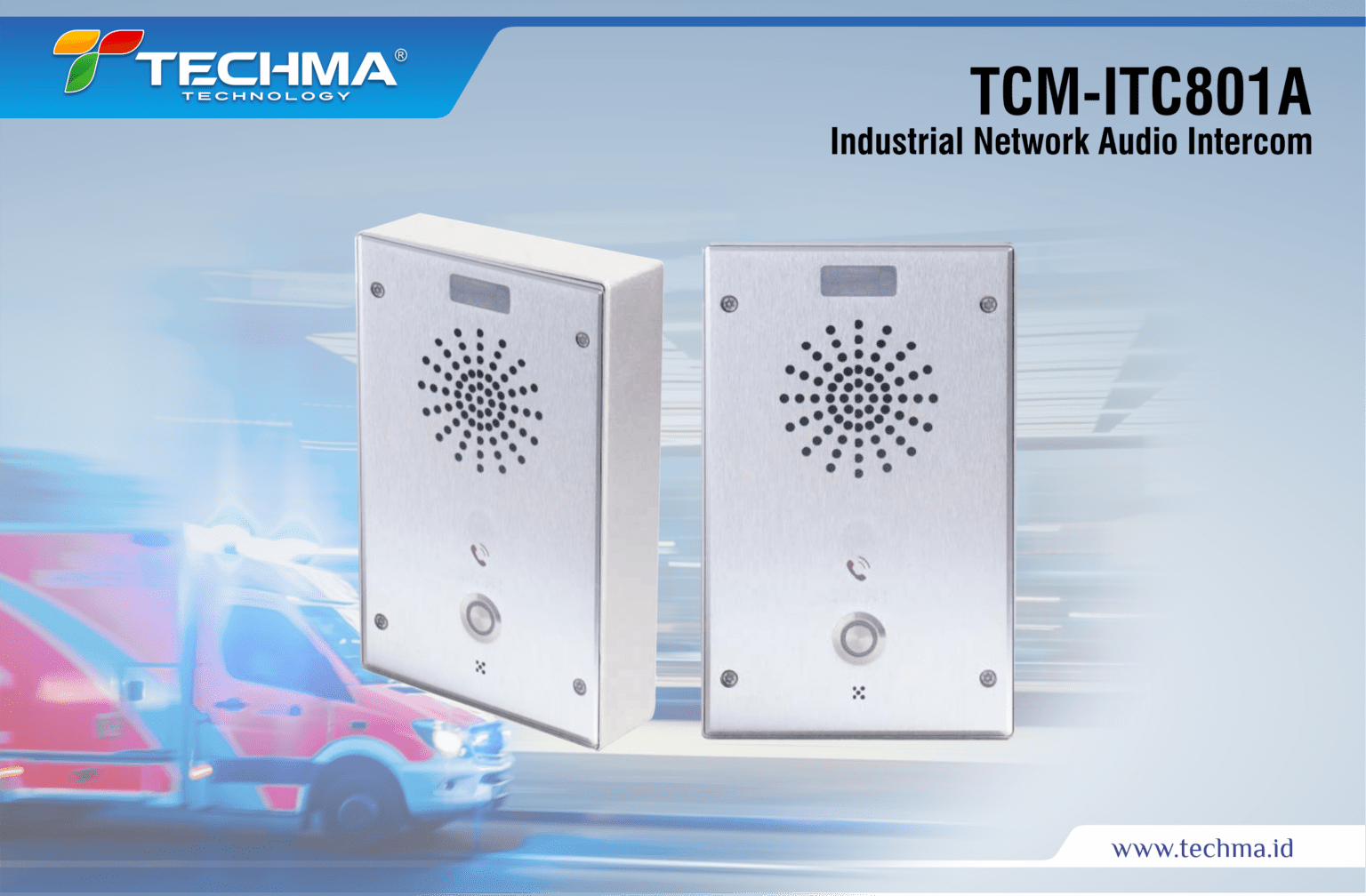 Public Address – Techma IP Speaker and Analog Speaker