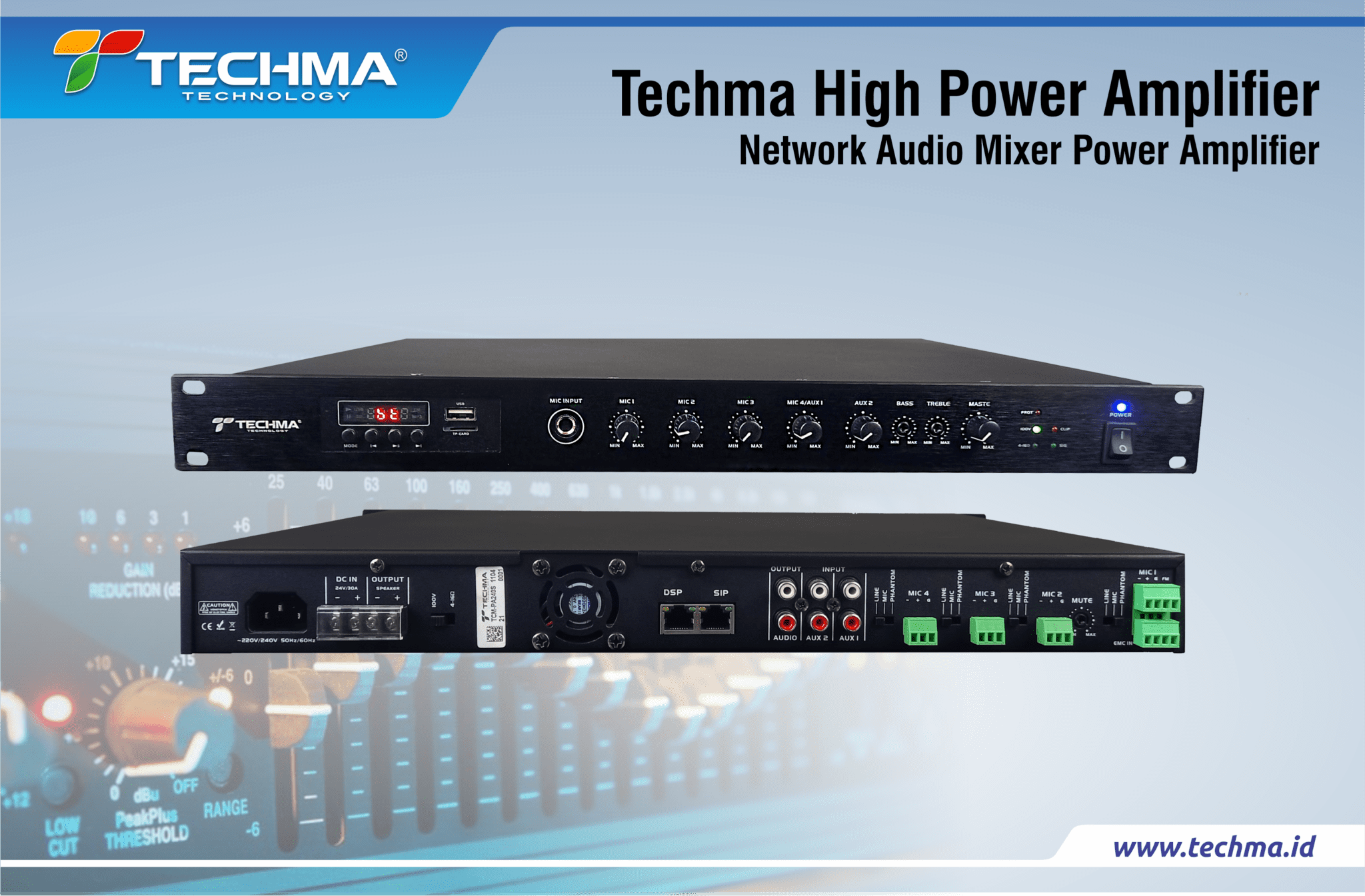 Public Address – Techma IP Speaker and Analog Speaker