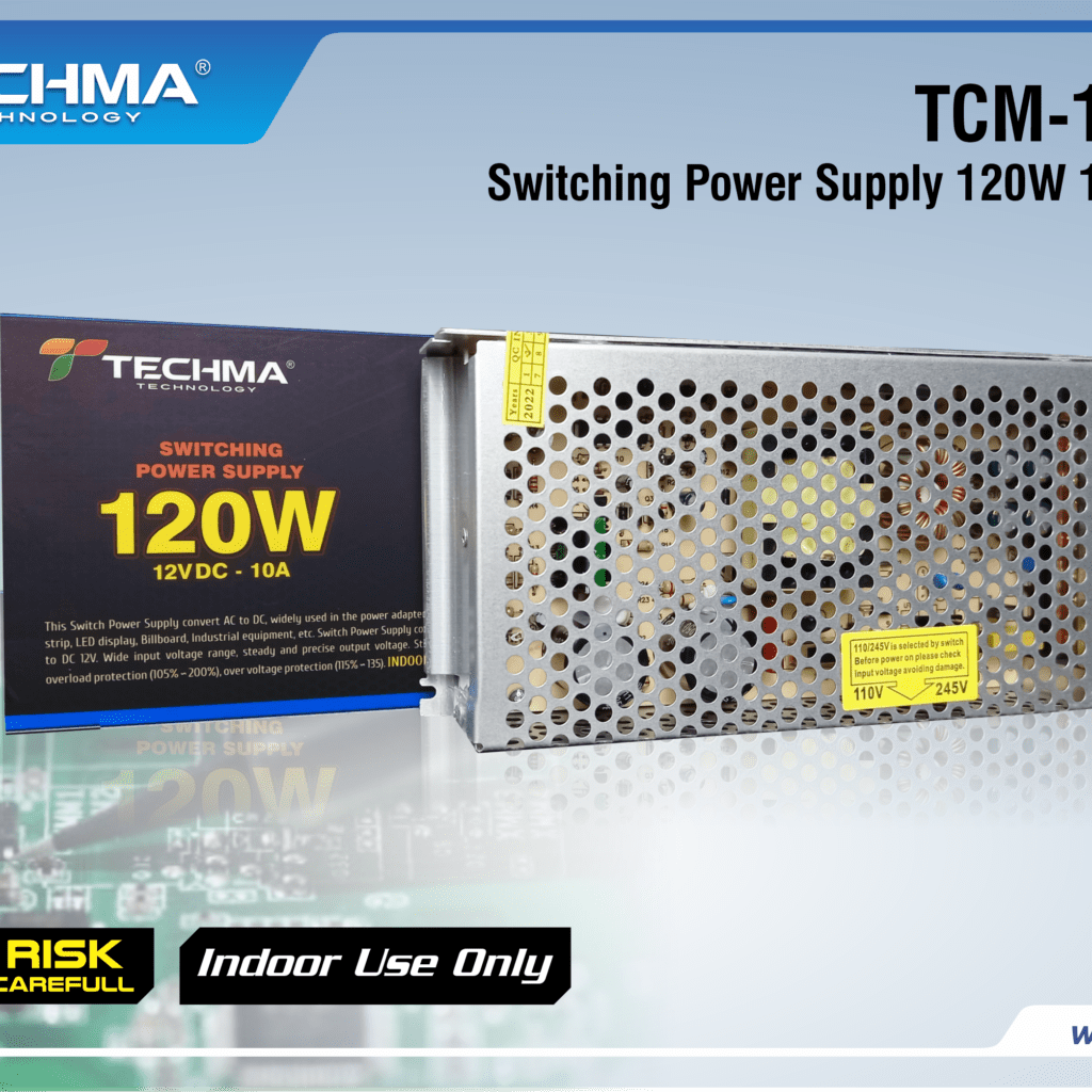 TECHMA TCM-1210PS – Techma POE Switch & Power Supply