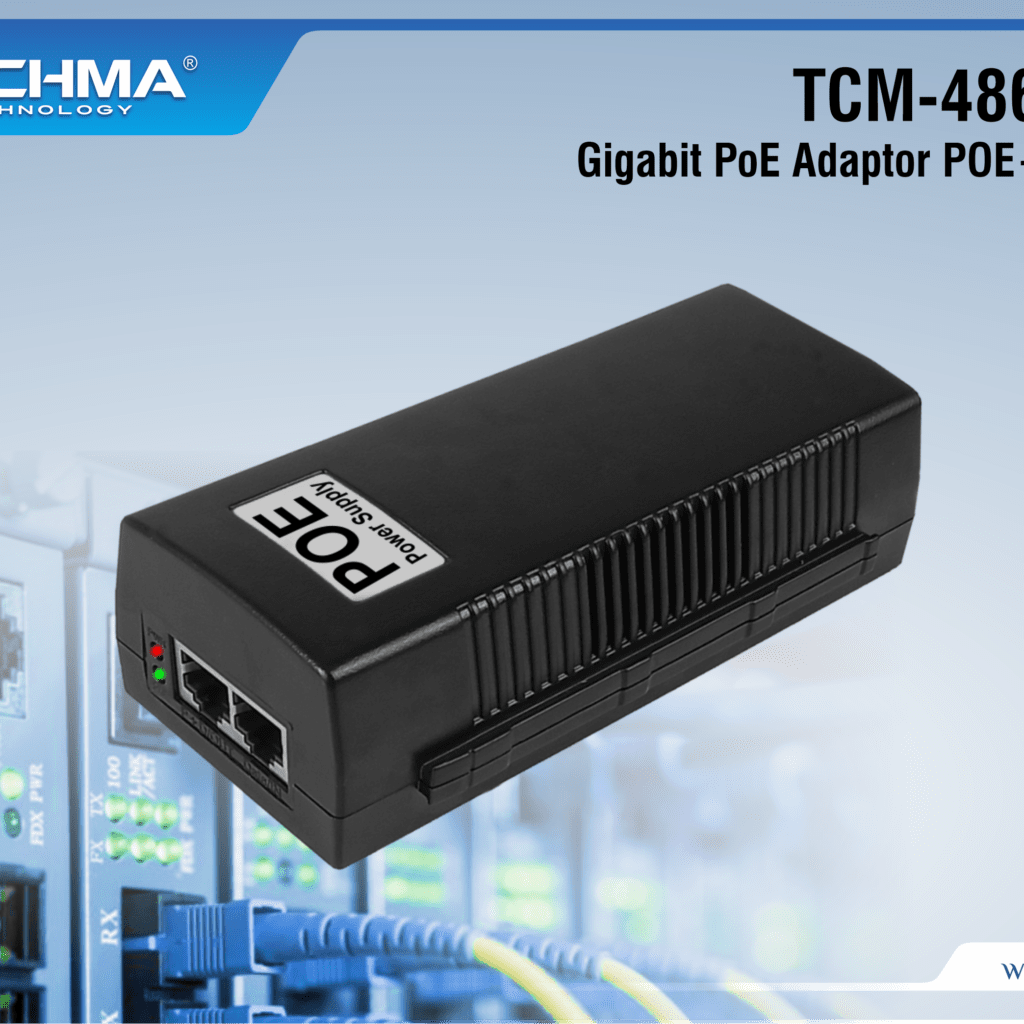 TECHMA TCM-4860W/BT – Techma PoE Switch & Power Supply