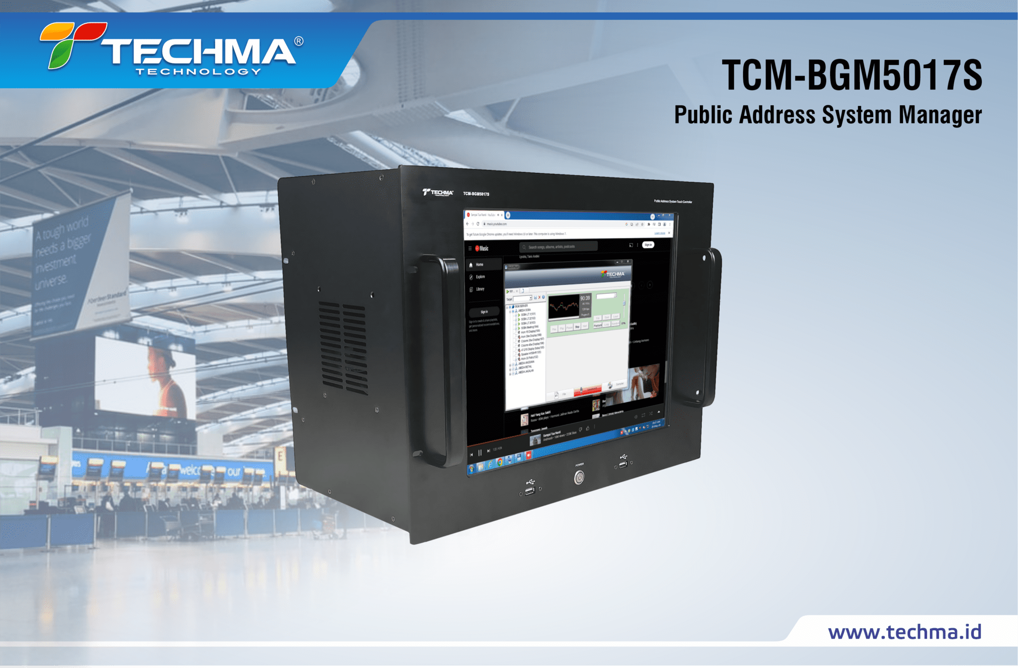 Public Address – Techma IP Speaker and Analog Speaker